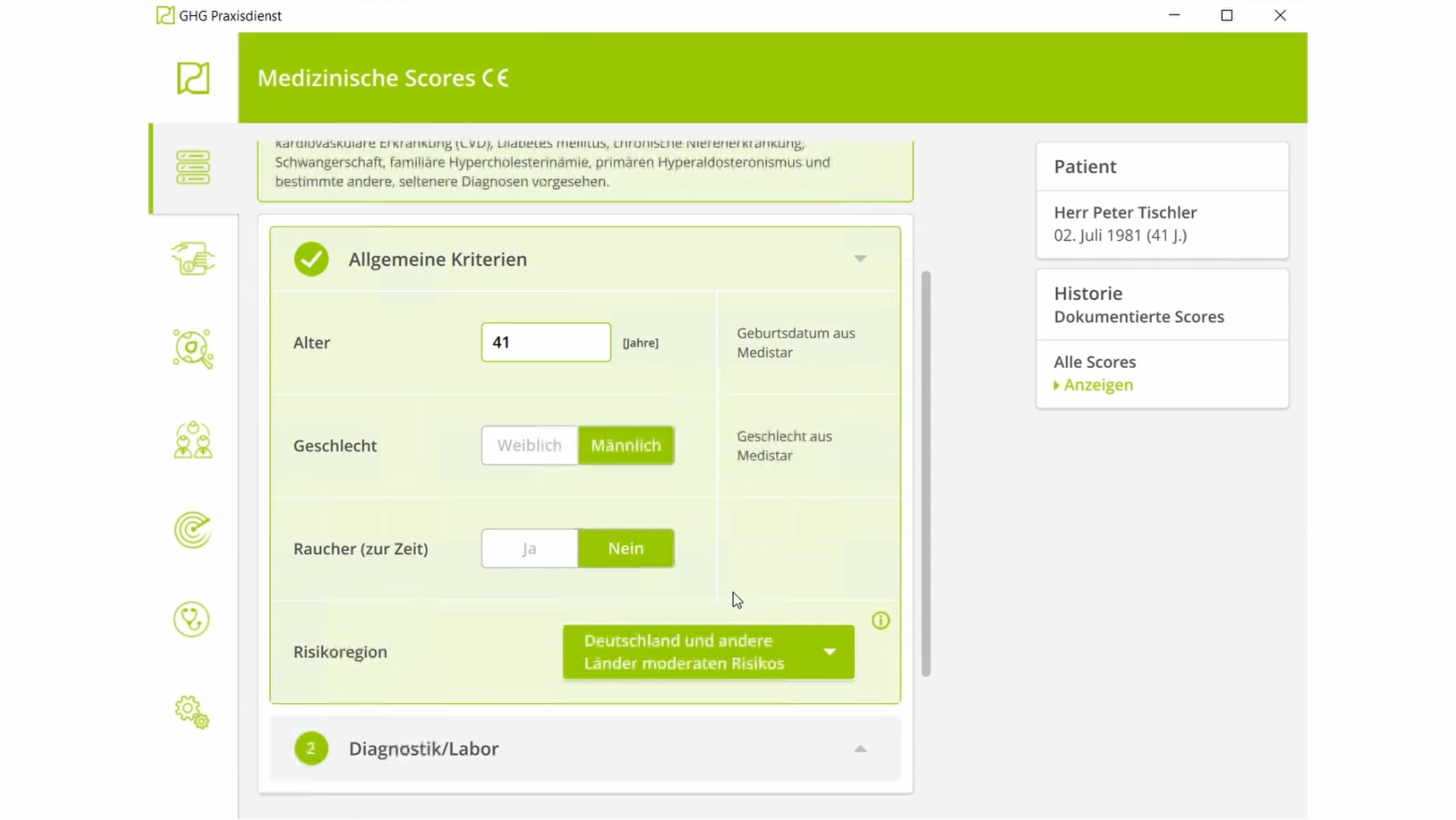 SCORE2 & SCORE2-OP - GHG Praxisdienst